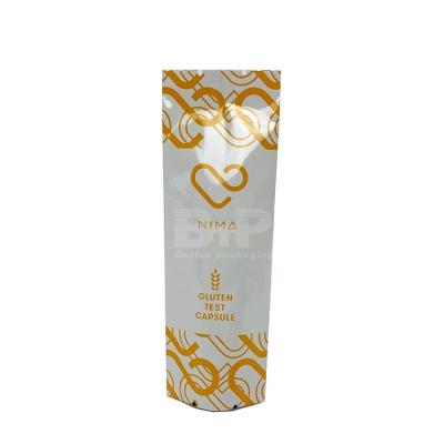 China Custom Printed Aluminum Foil Fin Back Seal Bag Peanut Gluten Test Capsule Seaweed Pouch Food Packaging Plastic Packaging Bags for sale