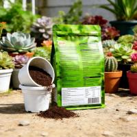 China Custom logo Digital Printed Stand up Pouch Chemical Fertilizer Storage Window Plastic Packaging Zipper Bag for sale