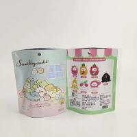China Low MOQ Three-sided Sealing Stand-up Packaging Bags Heat Sealed Design Gravure Printing Packaging Bags for Toys for sale