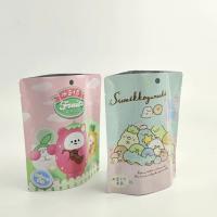 China Low MOQ Three-sided Sealing Stand-up Packaging Bags Heat Sealed Design Gravure Printing Packaging Bags for Toys for sale