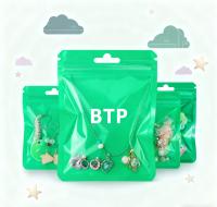 China Three-seal Coloured Transparent Plastic Zip Lock Bag Sachet Jewelry & Watch Packaging Reseal Bags with Recycled Materials for sale