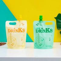 China Custom-Printed Moisture-Proof Stand-Up Spout Pouches with Hanging Holes High Quality for Juice and Liquid Packaging Bags for sale