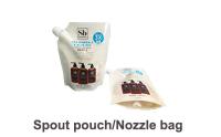 China Custom-printed Resealable  550mL  1L  3L Stand-up Spouted  Pouches Liquid  Packaging Bags for Laundry Detergent and Shampoo for sale
