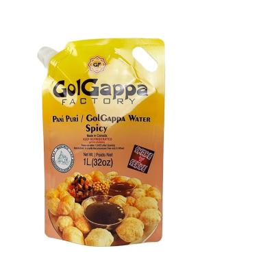 China Custom-printed High-quality MOQ100pcs Stand-up Spout Pouches Large-capacity Liquid Packaging Bags for sale