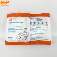 China China Factory Custom Resealable Mouth-muffle Pouch Reusable Plastic Zip Lock Packaging Bag for N95/KF94/medical Facemask for sale