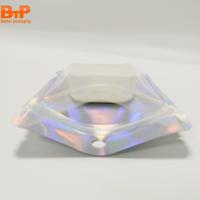 China Resealable Zipper Bag Laser Mailing Bags Self-Sealing Gift Jewelry Plastic Zipper Packaging Pouch Mylar Hologram Small Package for sale