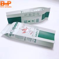 China Aluminum Foil Box Pouch  Wet Tissue Package Bag   Sticker Open Package Re-fresh Hygienic Towelette Pouch for sale