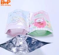 China Custom Reusable Plastic Aluminum Laminated Stand up Zipper  Pouch Packing Gift Candy  Toy Mylar Packaging Bags for sale