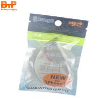 China Custom logo Waterproof Plastic Bag for Mobile Phone with Zipper for Mobile Mobile Phone Shell and USB Cable for sale