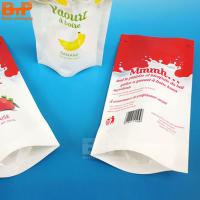 China Juice Pouch Energy Gel Milk Drink Sachets Custom Printed Stand up Plastic 200ml PE Heat Seal Gravure Printing OEM Beverage for sale