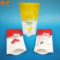 China Juice Pouch Energy Gel Milk Drink Sachets Custom Printed Stand up Plastic 200ml PE Heat Seal Gravure Printing OEM Beverage for sale