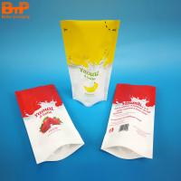 China Juice Pouch Energy Gel Milk Drink Sachets Custom Printed Stand up Plastic 200ml PE Heat Seal Gravure Printing OEM Beverage for sale