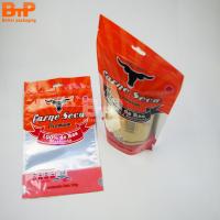 China Customized Carne Seca Plastic Frozen Food Packaging Bag, Noodles, Frozen Fish and Seafood Plastic Bag for sale