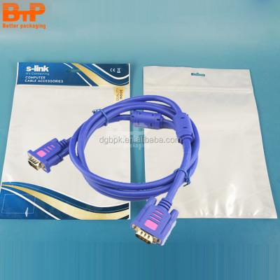 China Anti-static Digital Product and Electronic Products Packaging Bag Mobile Phone case and Data Cable Aluminum Zipper Bag for sale