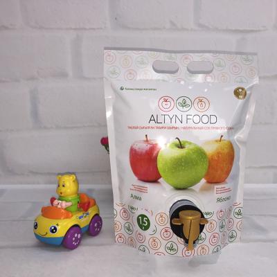 China Stand-up Pouch Vertical Beverage Bags with Valve Spout, Packaging Beverage Bags with Plastic Packaging for Baby Food Spray Bags for sale