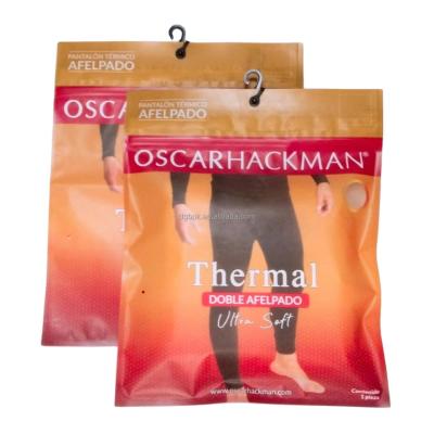 China Customized Packaging Bags for Garments Resealable Clothing Zipper Plastic Aseptic Bag Clear Bag With Customized Design for sale