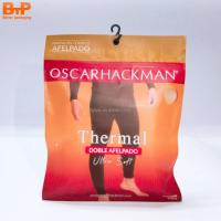 China Customized Packaging Bags for Garments Resealable Clothing Zipper Plastic Aseptic Bag Clear Bag With Customized Design for sale