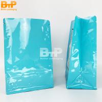 China logo Printed Aluminum Foil Packing Bags  Box Pouch  Flat Bottom Gusset Bag with Heat Sealing for Electronic  Packaging Bag for sale