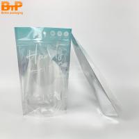 China Custom Printing Aluminum Foil Mylar  Packaging Bags Transparency Window Zipper Stand up Pouch for sale