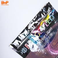 China Anti-static Aluminum Foil Laminated 3 Side Seal Pouch LED Light Strip Lamp Belt Plastic Packaging Bags for sale