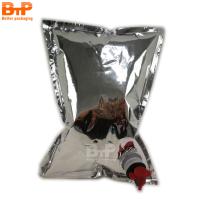 China Custom 1.5L/2L/3L/5L/20L Liquid Juice Water Oil Pouch Bag in Box Wine Packaging Bags with Valve Reusable Large Spout for sale