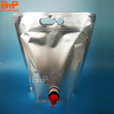 China Bag in Box Packaging Bag Custom Capacity Animal Liquid Feed Packaging Plastic Tap Bag in Box for sale