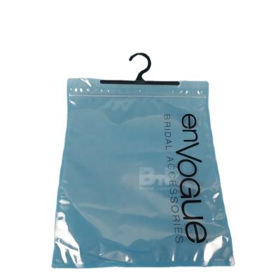 China Packaging Bag for Clothes Transparent Zip Lock Plastic Garment Heat Seal Gravure Printing Customized Size Zipper Top OEM Brand for sale