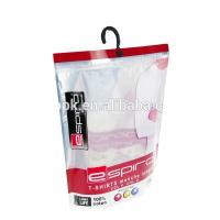 China Packaging Bag for Clothes Transparent Zip Lock Plastic Garment Heat Seal Gravure Printing Customized Size Zipper Top OEM Brand for sale