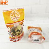 China Customized Printed Plastic Food Packaging Bags Eco-friendly Stand-up Food Packaging Bags With Zippers for sale