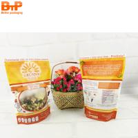 China Customized Printed Plastic Food Packaging Bags Eco-friendly Stand-up Food Packaging Bags With Zippers for sale