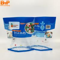 China Custom Printed Meat Dry Food 3 Sides Seal Frozen Vegetable Nylon Plastic Packaging Vacuum Bags for Meat and Food Fish Beef Pork for sale