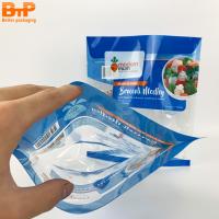 China Custom Printed Meat Dry Food 3 Sides Seal Frozen Vegetable Nylon Plastic Packaging Vacuum Bags for Meat and Food Fish Beef Pork for sale