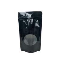 China Food Grade Resealable Ziplock Stand up Pouch Waterproof Bag with Window for Dry Food Tea for sale