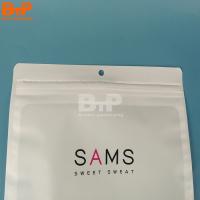 China Custom Logo Mylar Bags Garment Underwear Clothes Heat Seal Lady Children Apparel Frosted Recyclable Plastic Packaging Bags for sale