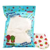 China Custom Printed Resealable Plastic Clothing Packaging with Euro Hole Baby Garment Socks Underwear Packing Zipper Mylar Bag for sale