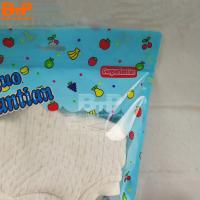 China Custom Printed Resealable Plastic Clothing Packaging with Euro Hole Baby Garment Socks Underwear Packing Zipper Mylar Bag for sale