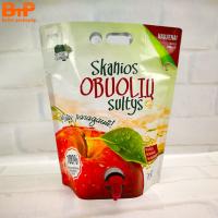 China 1.5L 2L 3L 5L 10L Aseptic Dispenser Bag in Box with Gravure Printing 9 Colors for Beverage and Liquid Packaging for sale