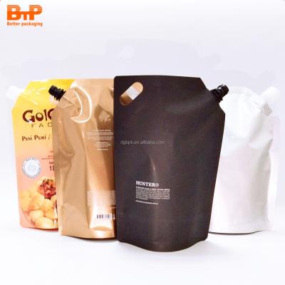 China Customized Handling and Beverage Industrial Use Aseptic Packaging Bag for Drink Juice Water Sachet for sale