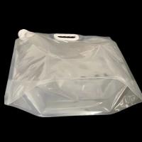 China Custom Transparent Liquid Pouch Spout Bag Stand up Beverage Plastic Package Pouch With Spout for sale