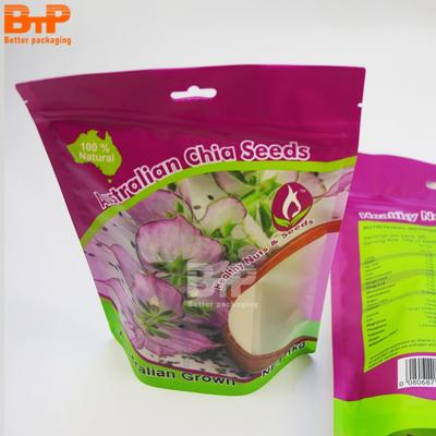 China Custom Bags Logo Printing Snack Use and Self Adhesive Seal Sealing Top Zipper Plastic Mylar Bag Food Packaging Bag With Zipper for sale