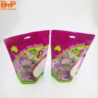 China Custom Bags Logo Printing Snack Use and Self Adhesive Seal Sealing Top Zipper Plastic Mylar Bag Food Packaging Bag With Zipper for sale