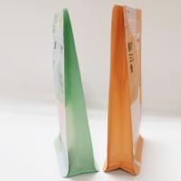 China Customized High-Quality Food Grade Flat Bottom Bags with Window and Zipper for Freshness and Convenience for sale