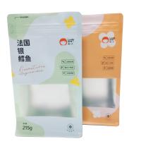 China Customized High-Quality Food Grade Flat Bottom Bags with Window and Zipper for Freshness and Convenience for sale