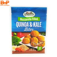 China Customized Meatball Food Grade Composite With Zipper Eight-side Seal Food Packaging Bag for sale
