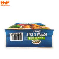 China Customized Meatball Food Grade Composite With Zipper Eight-side Seal Food Packaging Bag for sale