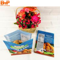China Customized Meatball Food Grade Composite With Zipper Eight-side Seal Food Packaging Bag for sale