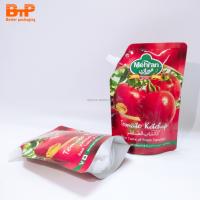 China Plastic Pouches Bulk Reusable Squeeze Pouches Clear Plastic Juice Leak Proof Spout Stand up Bags for sale
