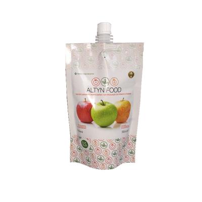 China 100Pcs Portable Spout Plastic Drinks Sealed Beverage Pouches for Juice Soybean Milk Camping Fishing Reusable Liquid Bags for sale