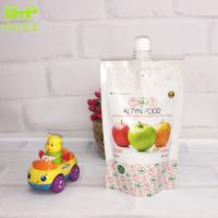 China 100Pcs Portable Spout Plastic Drinks Sealed Beverage Pouches for Juice Soybean Milk Camping Fishing Reusable Liquid Bags for sale