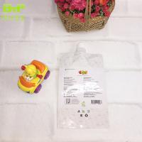 China 100Pcs Portable Spout Plastic Drinks Sealed Beverage Pouches for Juice Soybean Milk Camping Fishing Reusable Liquid Bags for sale